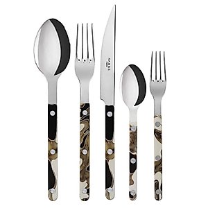 Sabre Bistrot Dune Black 5-Piece Place Setting