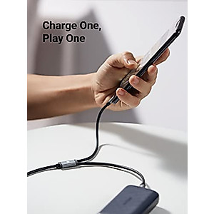 UGREEN Micro USB Cable, Splitter Dual Micro USB Charging Cable Data Sync and Power, Compatible with Two Android Phones Tablets PS4 Game Controller Samsung Galaxy Note LG Nexus, 3ft