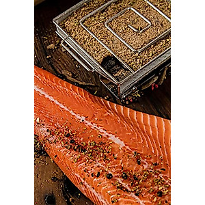 ProQ® Cold Smoke Generator with Starter Pack for Food Smoking, Long-lasting Cold Smoker, Maze Smoker for Cold Smoking, Outdoor Smokers for any BBQ or Cabinet, Small (Tealight & Sawdust Included)