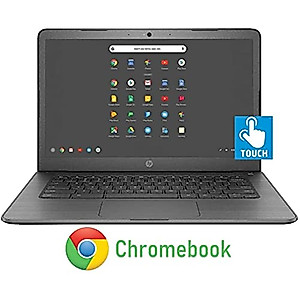HP 14-inch Chromebook HD Touchscreen Laptop PC (Intel Celeron N3350 up to 2.4GHz, 4GB RAM, 32GB Flash Memory, WiFi, HD Camera, Bluetooth, Up to 10 hrs Battery Life, Chrome OS , Black)