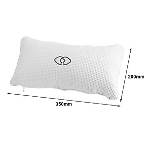FTVOGUE Non-Slip Bath Pillow Bathtub Spa Cushion with Suction Cups Head Neck Support