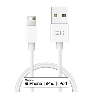 ZMI [3.3ft] Lightning Cable/iPhone Charge Cable Charger Cord, MFi for iPhone 8/8 Plus/X/XS/XS Max/XR/7/7 Plus/SE/6/6 Plus/6S/6S Plus/5/5C/5S, iPad/iPad Mini/iPad Air, iPod Touch/Nano