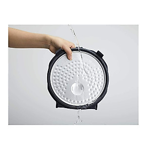 Zojirushi NL-GAC18BM 10-Cup (Uncooked) Umami Micom Rice Cooker and Warmer Bundle with 9.5-Inch Rice Washing Bowl (2 Items)