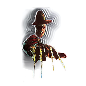Rubies Nightmare on Elm Street Freddy Wall Grabber Decal, 19" x 11.5"