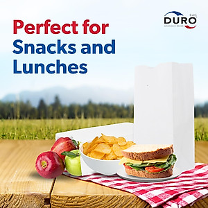 DURO Duro White Paper Bag 4 Lb, 500 Count