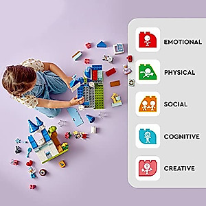 LEGO DUPLO Disney 3in1 Magic Castle Building Set for Family Play with 5 Disney Figures Including Mickey, Minnie, and Their Friends, Magical Disney 100 Adventure Toy for Toddlers Ages 3 and Up, 10998