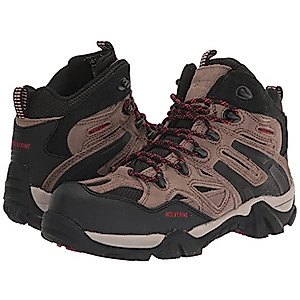 Wolverine Men's Wilderness Waterproof Composite Toe Mid Hiker Hiking Boot, Gravel, 8.5 Wide