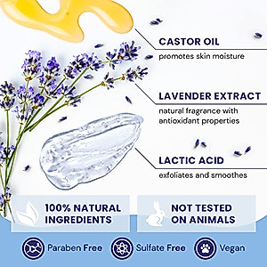 Scala Foot Peel Mask Treatment (2 Pack) Dead Skin Remover For Feet, Dry Cracked Feet, Exfoliator Gel Fixes Cracked Heels, Peeling Reveals Baby Soft Smooth Skin, Lavender - Birthday Gifts for Women