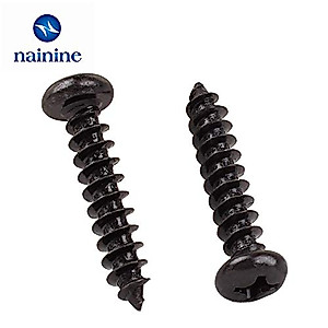 Mercury_Group Fasteners, 500Pcs M2 M2.3 M2.6 M3 PA Micro Laptop Repair Screws Computer PC Pan Self-Tapping Electronic Small Wood Screws SS03