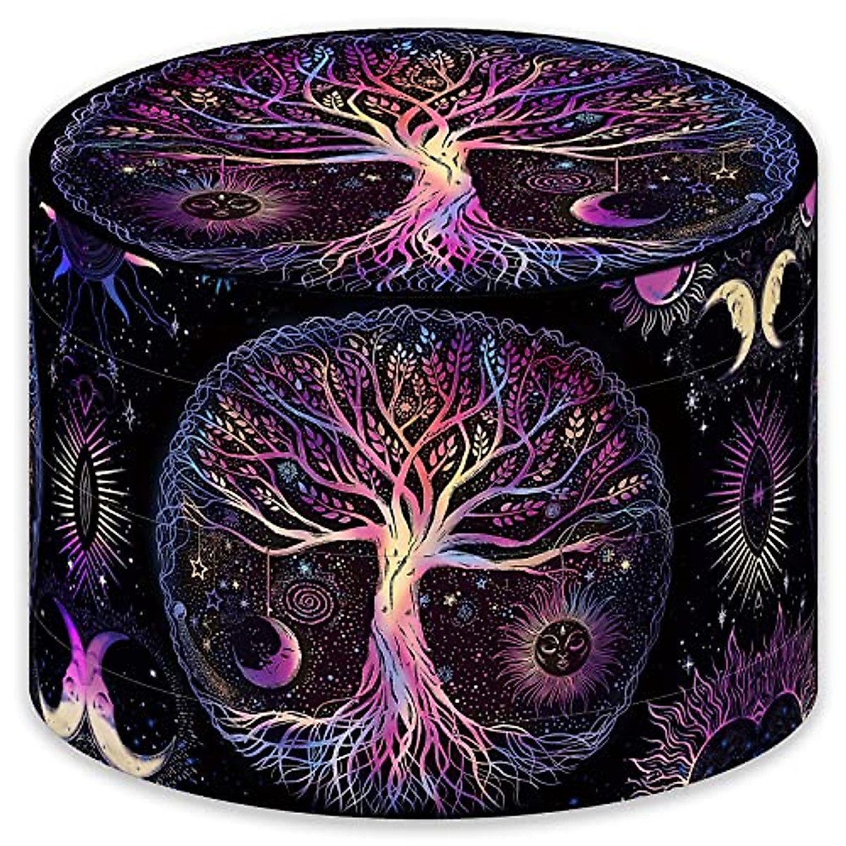 PJTTU Spice Grinder 2.5 inch Tree of Life Grinder (Multicolored)