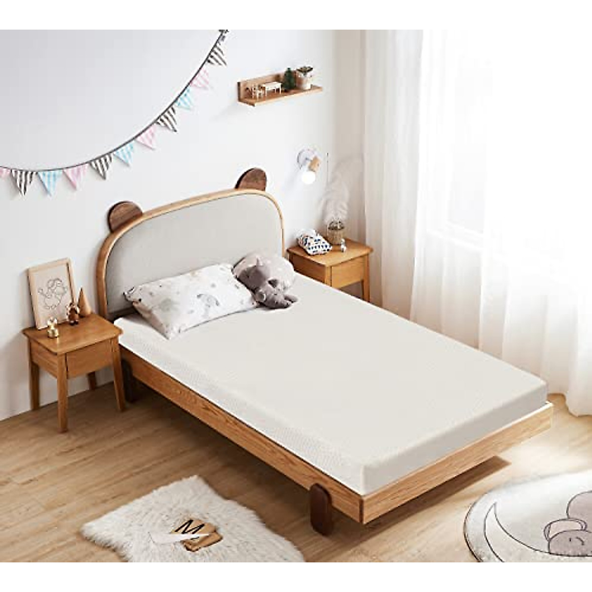 Irvine Home Collection Twin Size 6-Inch, Cooling Gel Memory Foam Mattress, Medium Firm, Cool Sleep and Pressure Relief, CertiPUR-US Certified, Great for Kids, Bunk Beds, Trundles, Campers, Daybeds