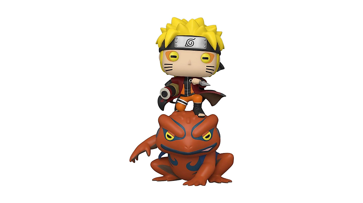 Funko POP Rides Naruto and Gamakichi Figure - Collectible Toy