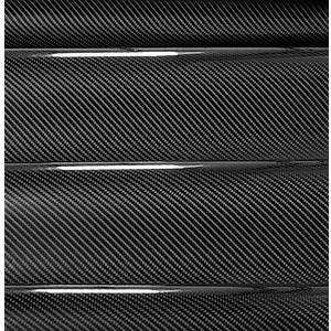 VViViD Super Gloss Black Carbon Fiber Tek Art 12 Inches x 60 Inches 5yr Outdoor/Interior Realistic Carbon Design Vinyl Wrap for Cars, Boat, Bike