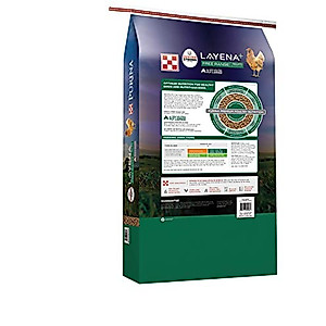 Purina Layena+ | Nutritionally Complete Free Range Layer Hen Feed | 40 Pound (40 lb) Bag