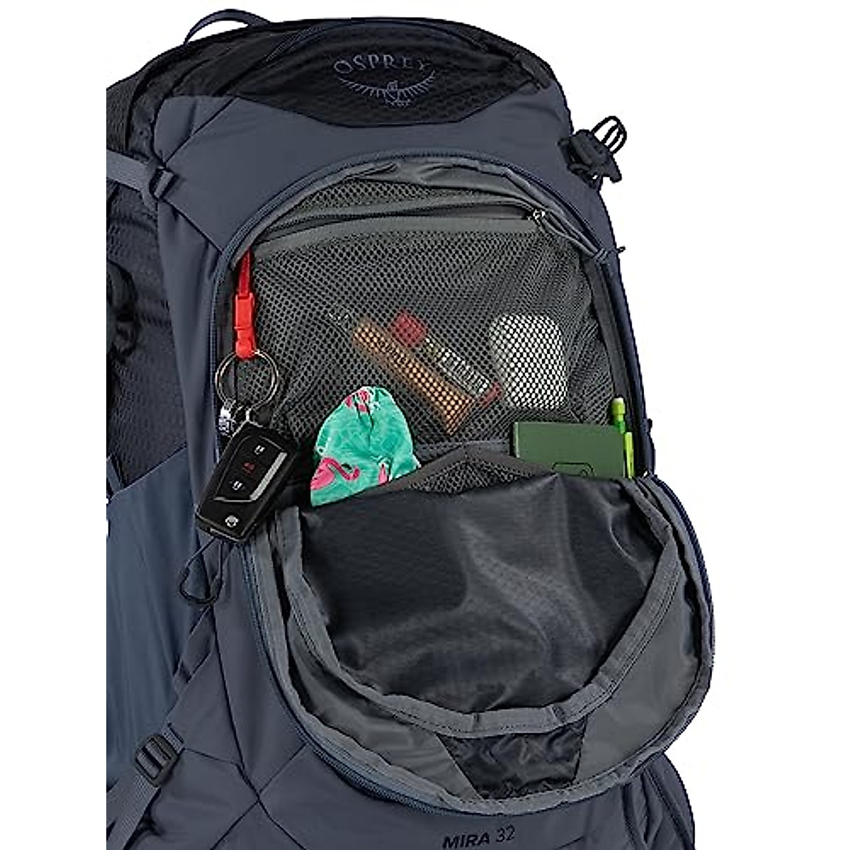 Osprey Mira 32L Women's Hiking Backpack with Hydraulics Reservoir, Succulent Green, One Size