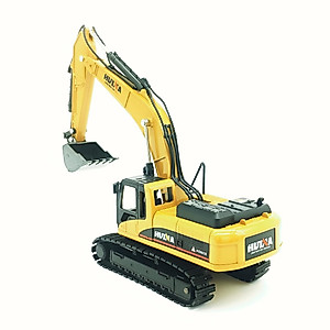 Excavator Toys Sturdy Metal Construction Vehicles Precisely Crafted Metal Excavator Perfect for Display and Play, 1:50 Scale Realistic Detail Classic Toys Indoor/Outdoor Play, Ideal Sand/Beach Toy
