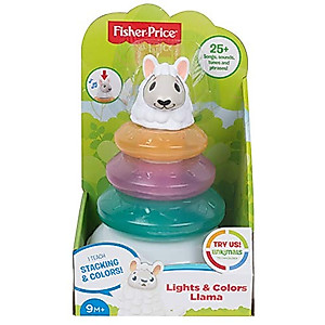 Fisher-Price Linkimals Lights & Colors Llama, Multi Color