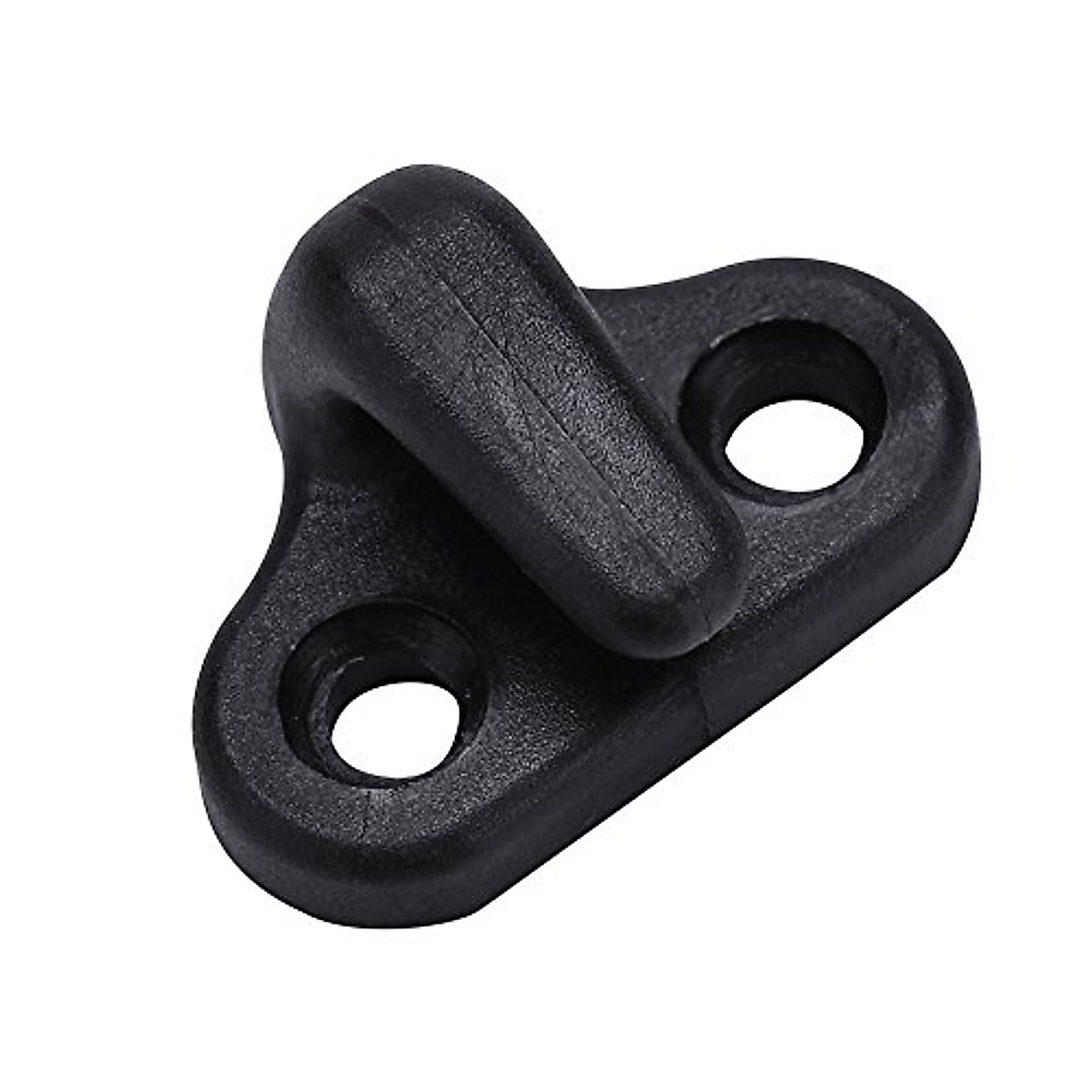 VGEBY 4Pcs Kayak Lashing Hooks, Kayak Bungee Cord Hooks with 8 Flat-Head Screws for Kayak Canoe Paddle Board Kayak Lashing Hooks Double Hole Lashing Hooks Kayak Bungee Hooks Lashing Hooks