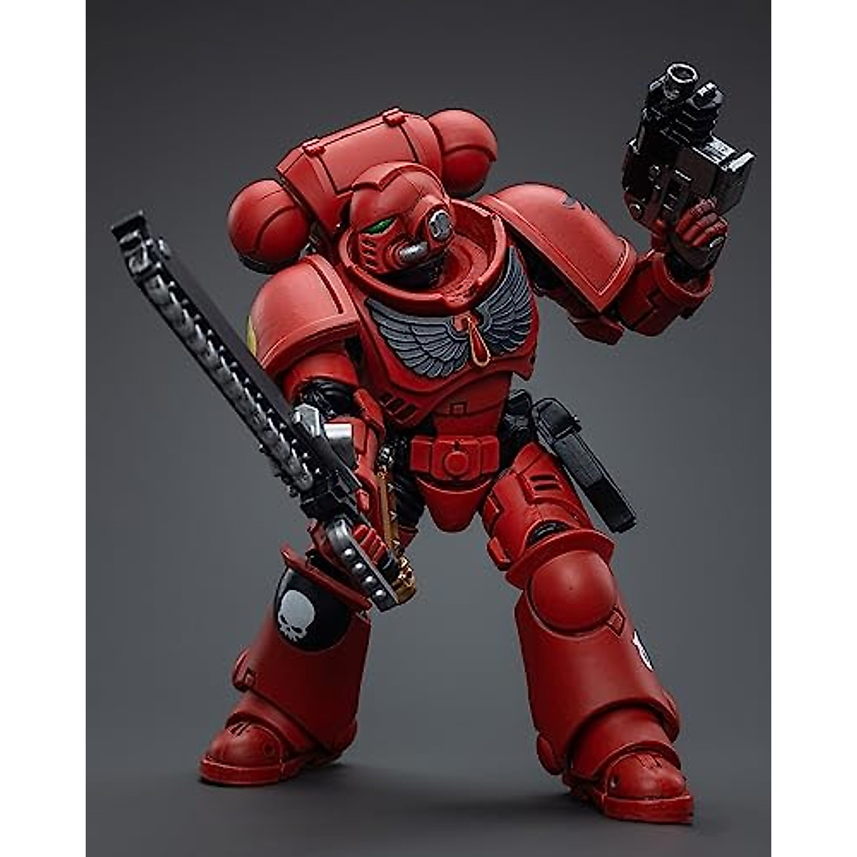 Pipigirl JoyToy Warhammer 40K Space Marine Genuine License 1/18 Soldier, 4inch Models Space Marines Action Figures Kits (Blood Angels Intercessors)