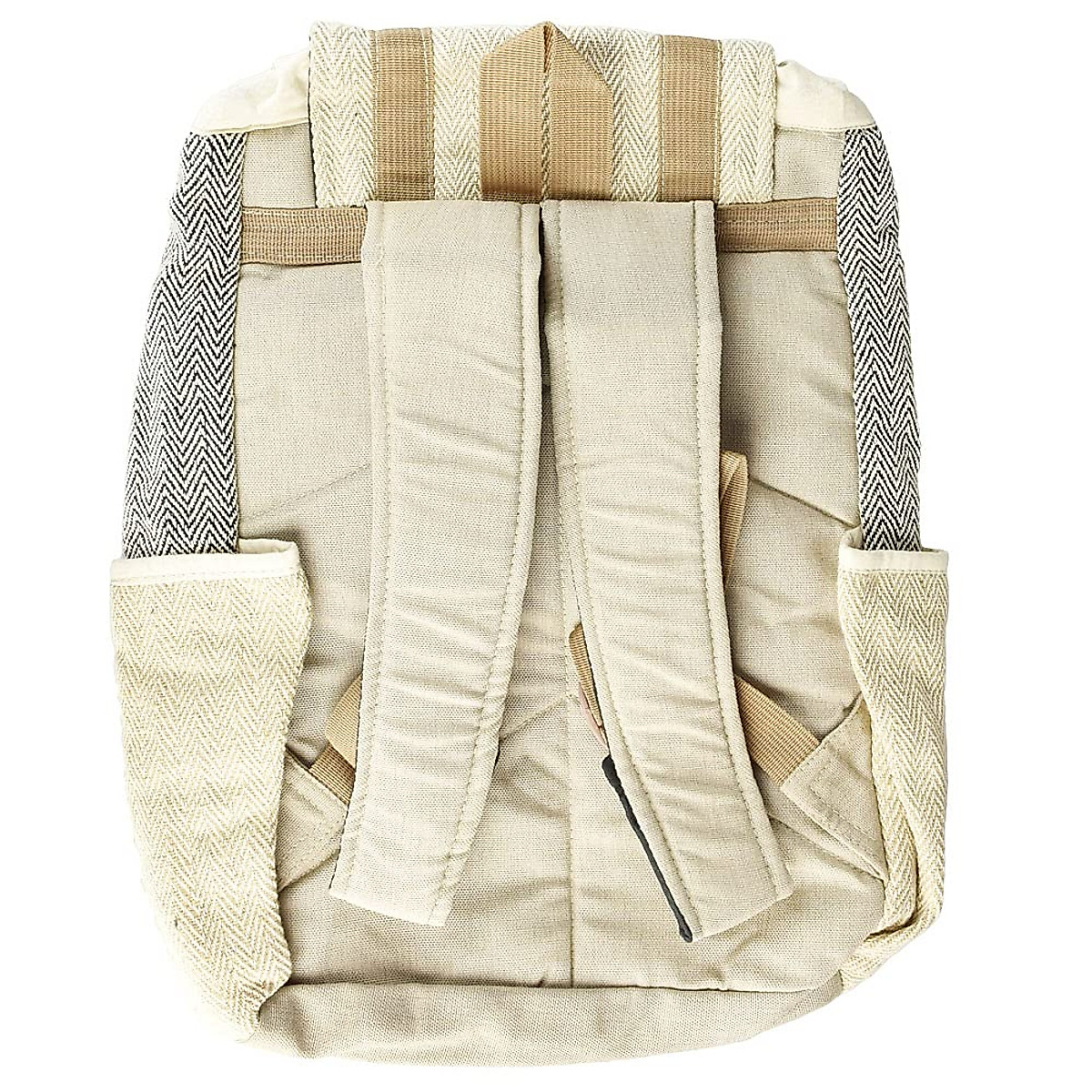ThreadHeads Himalayan Hemp Herringbone Buckle Backpack - 11"x16"