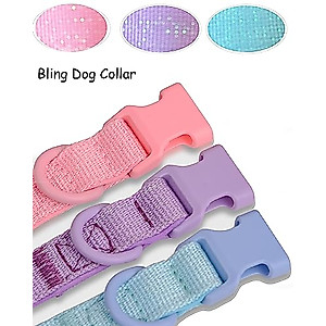 Aecllcea Airtag Holder Dog Collar for Small Medium Large, Airtag Dog Collar Holder Waterproof, Soft Padded Dog Collars with TPU Air Tag Device, Air Tag Dog Collar Waterproof. (S, Pink)