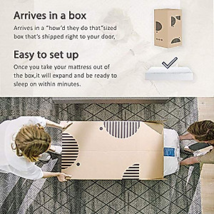 Queen Size Memory Foam Mattress, SOFTSEA 12 Inch Gel Infused Mattress Bed in a Box, Breathable Cooling-Gel Mattress