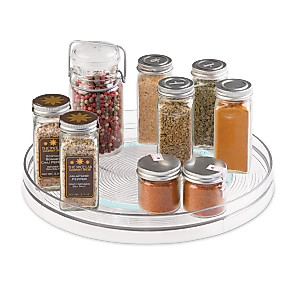 iDesign Linus Turntable, Clear