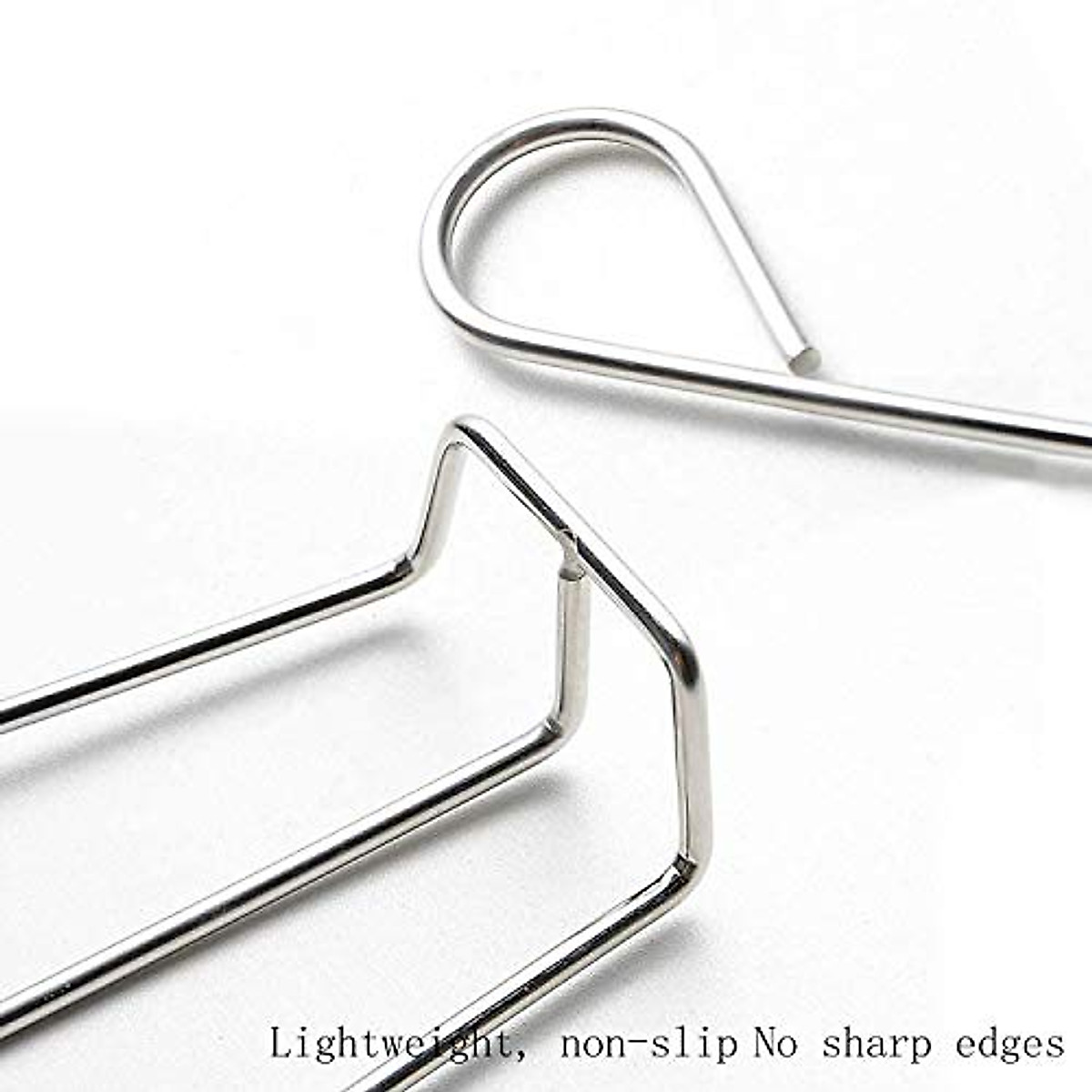 Yisscen 5 Pack Shoes Hanger Drying Rack for Dehumidifying Hanging Leather Shoes, Stainless Steel Drying Shoes Organizer Hook, Space Saving Shoes Hangers for Closet Wall, Multifunctional Shoe Hook