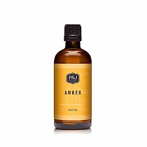 P&J Trading Amber Fragrance Oil for Candle Making, Soap Making, Slime, Diffusers, Home, and Crafts - 100ml