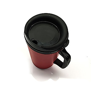 GAMA Electronics 2 ThermoServ Foam Insulated Coffee Mugs 34 oz (1) Blue & (1) Red