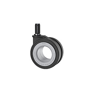 Enso Motion Office Chair Replacement Caster Wheels, 70 Okina Mu Series - Grey (Set of 5)