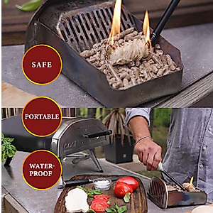 Fire Starter - Natural Pine Fire Starters for Fireplace,Campfires, Wood & Pellet Stove, BBQ, Fire Pit, Chimney - Quick Natural Firestarter（60 Pack）