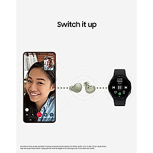 Samsung Galaxy Buds2 True Wireless Earbuds Noise Cancelling Ambient Sound Bluetooth Lightweight Comfort Fit Touch Control, International Version (Olive)