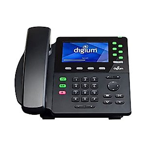 Phone, D65, 6-Line SIP with HD Voice, Gigabit, W.Headset, 4.3 Inch Color Display, Icon Keys