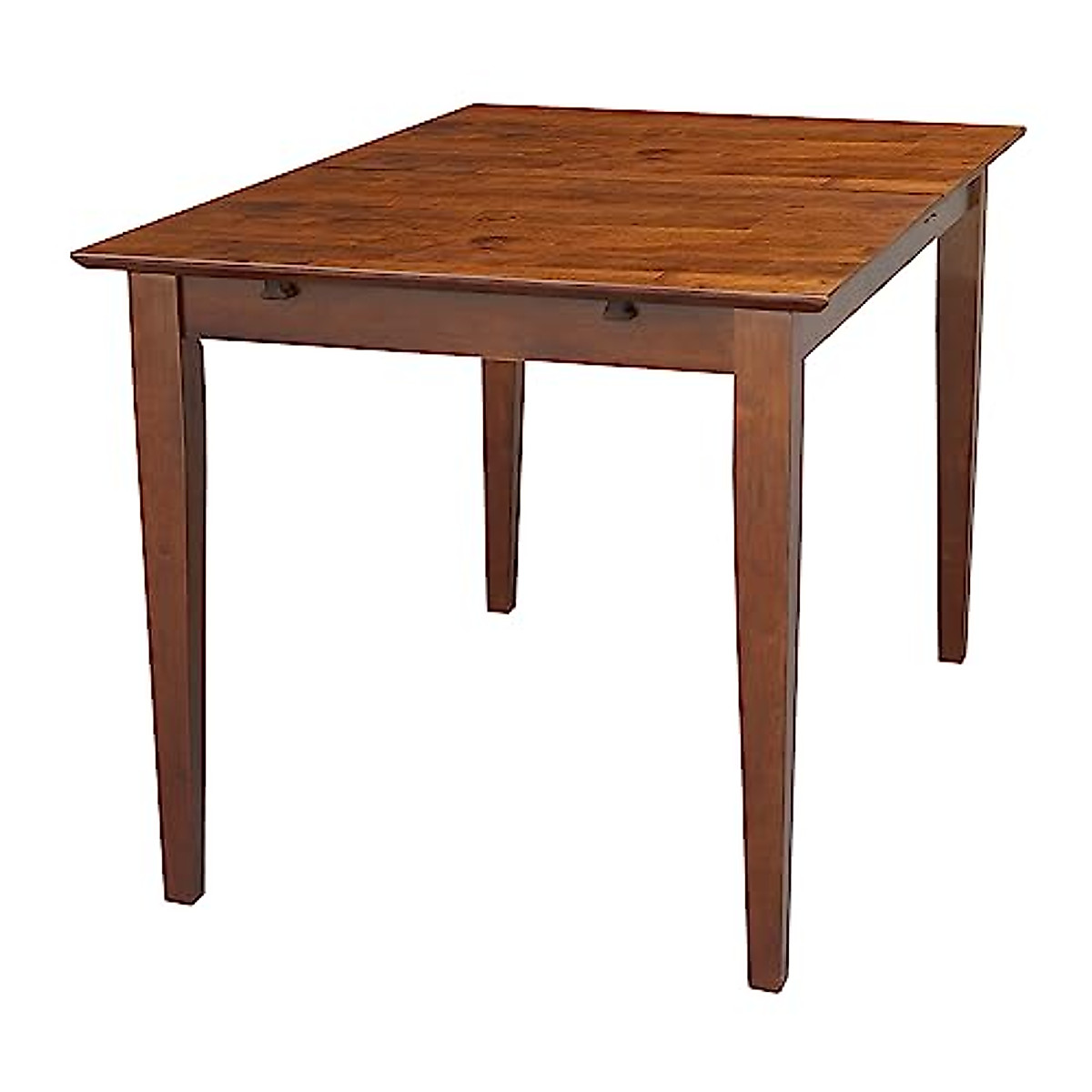 International Concepts Shaker Styled Leg Butterfly Extension Table, 48 to 60-Inch, Espresso