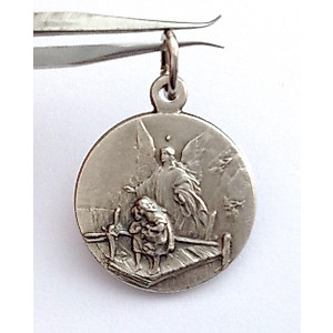 I G J The Saint Guardian Angel Medal - The Patron Saints Medals
