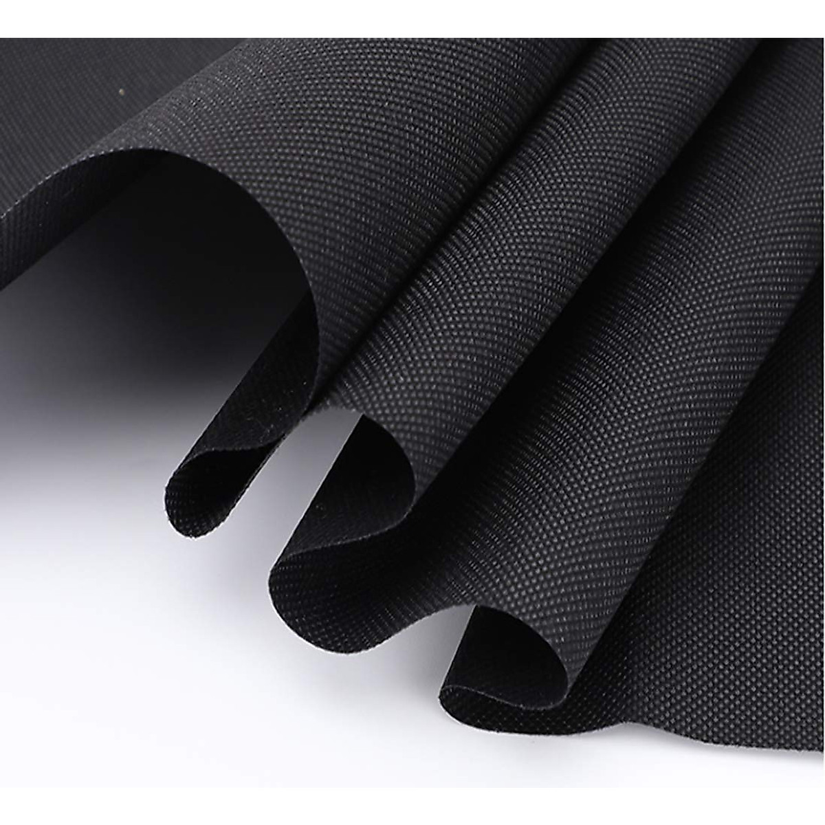 Olgamo 60 Inch x 3 Yard Upholstery Black Cambric Dust Cover Fabric Replacement for Sofas, Dining Chairs, Conceals Frame and Staples Inside Furniture