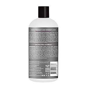 Design Essentials Peppermint & Aloe Therapeutics AntiItch Shampoo Control Scalp Flaking & Itching, 32 Fl Oz