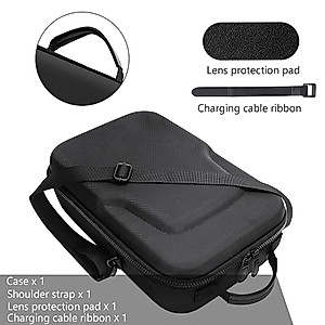 Akaigu Hard Travel Case Storage Case for Oculus Quest 3 All-in-one VR Gaming Headset and Controllers Accessories Carrying Bag (Black)