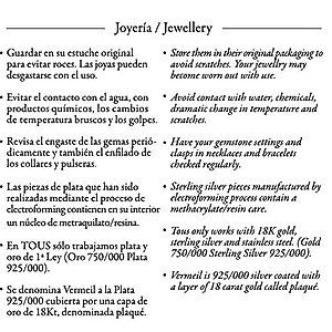 TOUS Sterlling Silver Ring for Women with Black Onyx Bear, Lenght 6.75 Bear: Motif: 16mm, Color Collection