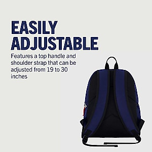 True Religion Laptop Backpack, Small Computer Travel Bag, Navy, 16 Inch