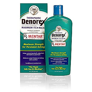 Denorex Therapeutic Dandruff Shampoo + Conditioner, Maximum Itch Relief 10 oz (Pack of 3)