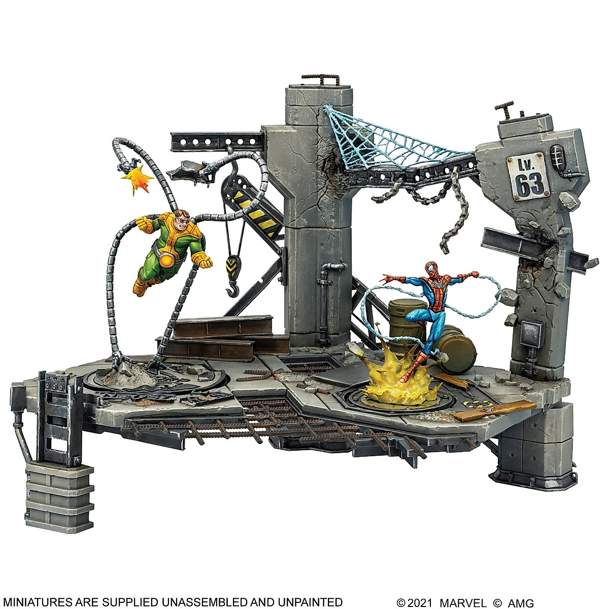 Marvel: Crisis Protocol Spider-Man vs Doctor Octopus Rival Panels, Tabletop Superhero Game for Kids and Adults, Ages 14+, 2 Players, 90 Minute Playtime, Made by Atomic Mass Games