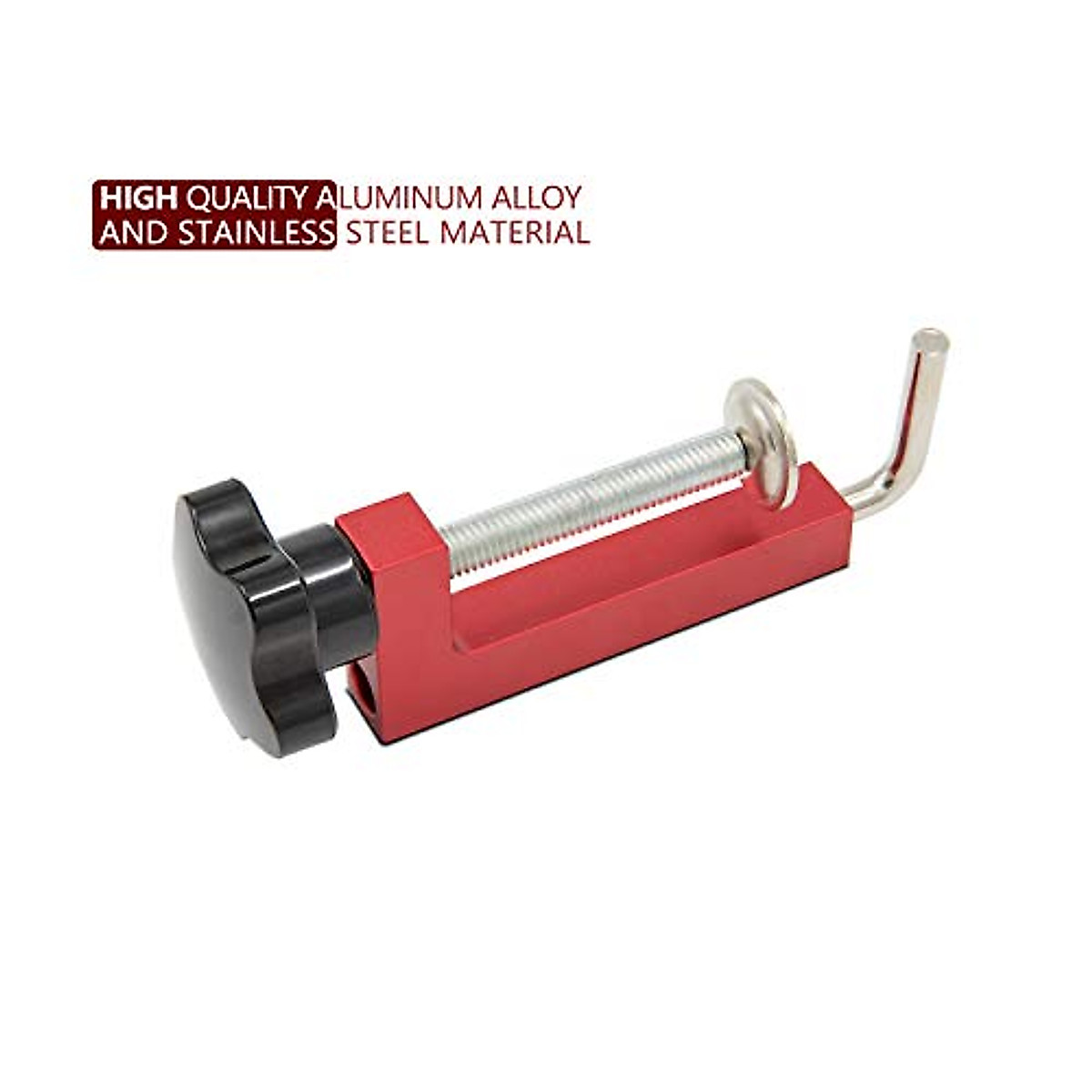 2pcs Aluminum Alloy Fence Clamp Woodworking Clamp G Clip Dedicated Fixture Adjustable Frame Fast Fixed Clamp for Woodworking Benches