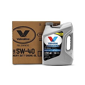 Valvoline Premium Blue Extreme SAE 5W-40 Full Synthetic Diesel Engine Oil 1 GA, Case of 3