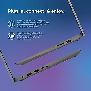 Lenovo Newest IdeaPad Laptop, 14” FHD Display, AMD Ryzen 7 5700U (Beats i7-1265U), 20GB RAM, 2TB SSD, Fingerprint Reader, Backlit Keyboard, Webcam, Wi-Fi 6, HDMI, SD Card Reader, Windows 11, Grey