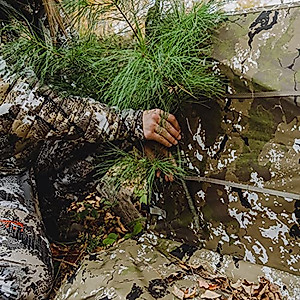 BARRONETT BLINDS® Field Shield™, Adjustable Panel Blind, Ultra-Portable Concealment, Adjustable Height, Lightweight, 1-2 Person, Crater™ Thrive, FS100CT