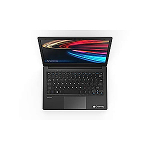 Gateway 14.1" Ultra Slim Notebook, FHD, Intel Celeron, Dual Core, 4GB 64GB, Tuned by THX Audio, Mini HDMI, Cortana, 1MP Webcam, Windows 10 S, Black (Renewed)