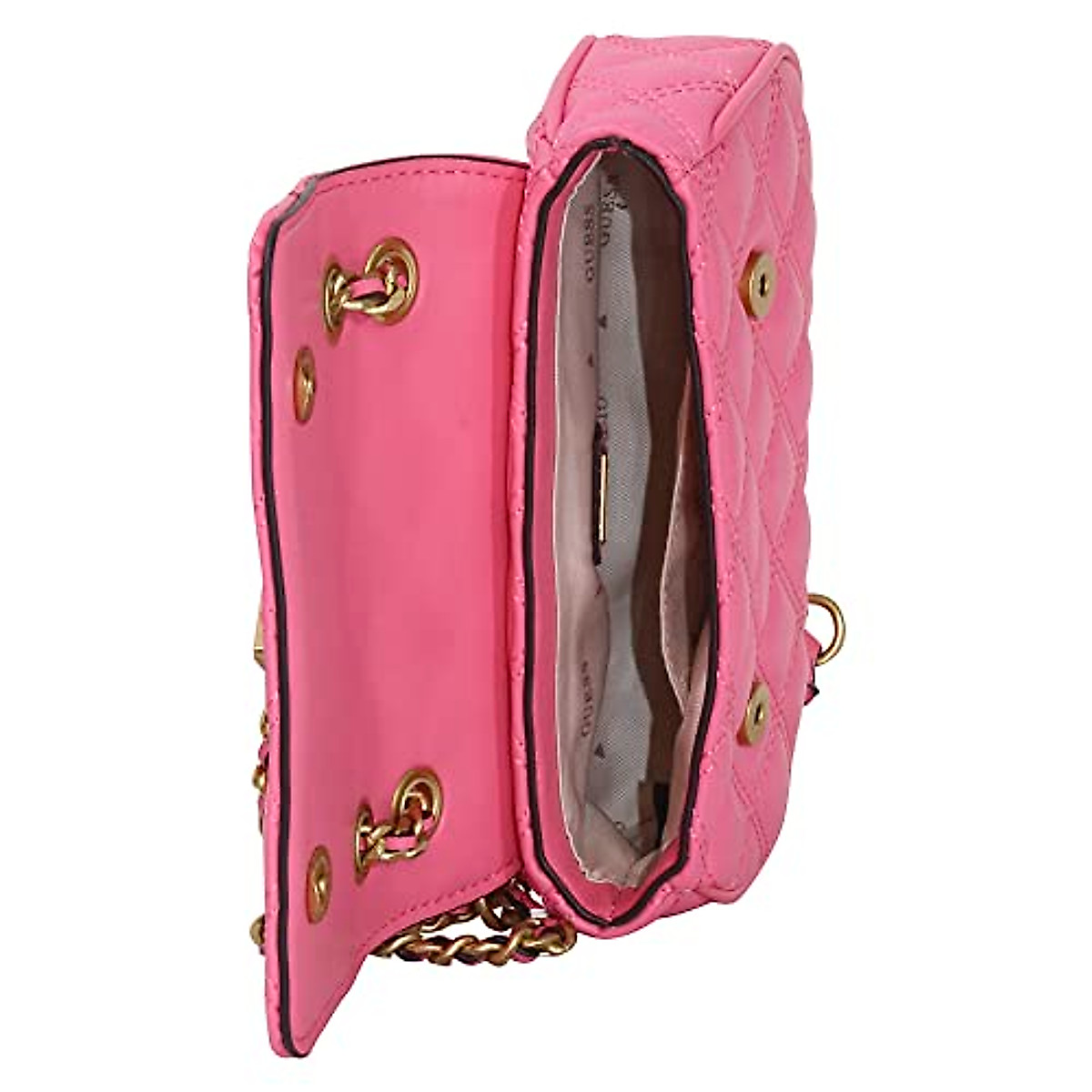 GUESS Giully Mini Convertible Crossbody Flap, Watermelon