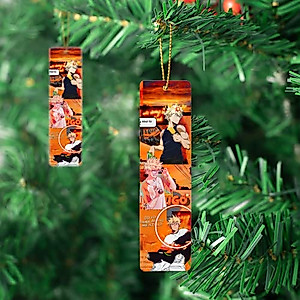 Bookmarks Ruler Metal Kachan Reading Bakugo Bookography Hero Tassels Measure Bookworm for Book Bibliophile Gift Reading Christmas Ornament Markers